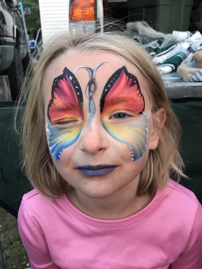 quick rainbow butterfly (with a wink) - Emily Boespflug